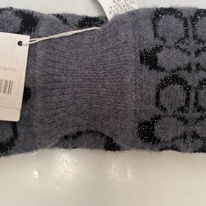 Coach | Accessories | Coach Metallic Signature Jacquard Headband | Poshmark